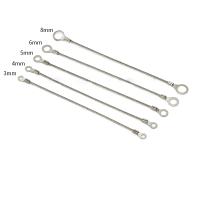 China Custom Various Designs Key Ring Stainless Steel Wire Rope Sling for Led Lights Accessories for sale