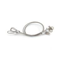China Most Popular Stainless Steel Wire Rope with Cable Lugs and Loop Suspension System Cable Clips Product Category for sale