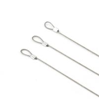 China Custom Cable Assembly Lifting Sling Stainless Steel Wire Rope With Loop for sale
