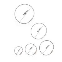 China Stainless Steel Cable Ring Loop Connecting Metal Wire Ring Key Chain for sale
