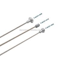 China Stainless Steel Cable Gripper Light Suspension Kit Picture Hanging System Cable Clips for sale
