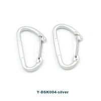 China Water Bottle Holder D Shaped Aluminium Alloy Buckle Clips Carabiner Hook Aluminum Carabiner Clip for sale