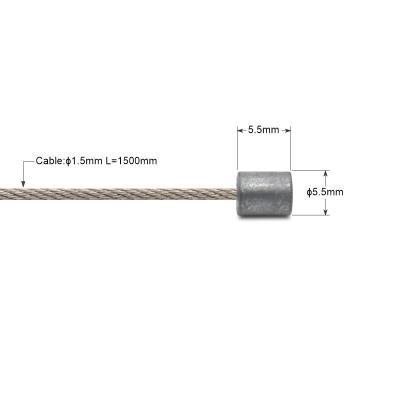 China OEM Custom Lifting Wire Rope Sling Zinc Alloy Granule Galvanized and Stainless Steel Light Hanging Cable Safety Cable for sale