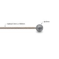 China OEM Custom Lifting Wire Rope Sling Zinc Alloy Granule Galvanized and Stainless Steel Light Hanging Cable Safety Cable for sale