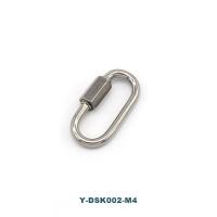 China Stainless Steel and Brass Quick Link Snap Hooks Pet Keychain Hardware for Fabrication Services for sale