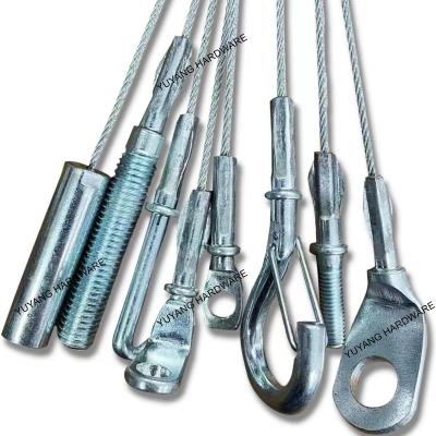 China High Quality Stainless Steel Galvanized Steel Looping Wire Safety Hanging Kit Wire Rope Sling Safety Cable for sale