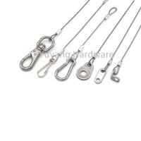 China High Quality Stainless Steel Galvanized Steel Looping Wire Safety Hanging Kit Wire Rope Sling Safety Cable for sale