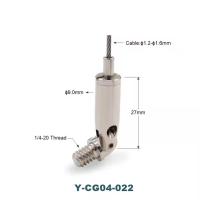 China Customizable Universal Adjustable Grip Locks Cable Gripper Adjustable Swivel Joint Steel Cable Grippers for sale