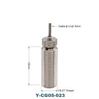China Easy Operation Swivel Joint LED Light Lamp Adjustable Suspension Brass Cable Gripper Compatible Steel Wire Cable Grippers Tools for sale