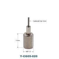 China Easy Operation Swivel Joint LED Light Lamp Adjustable Suspension Brass Cable Gripper Compatible Steel Wire Cable Grippers Tools for sale