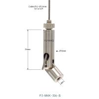 China Adjustable 180 Swivel Joint Cable Gripper Hanging Suspended Cable Grippers for Lighting for sale
