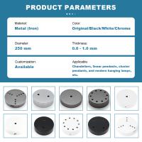 China Wholesale Custom 3-Hole Round Metal Ceiling Canopy for Chandelier 250mm Y-P09 Model Guangdong Origin for sale