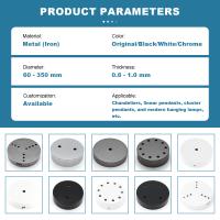China 120mm Metal Pendant Light Ceiling Canopy Factory Price Iron Ceiling Mounting Plate for Chandeliers Modern Single-hole for sale