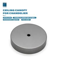 China Custom Iron Ceiling Canopy Mounting Plate for Chandeliers Single Hole Ceiling Mounting Plate for Lights for sale