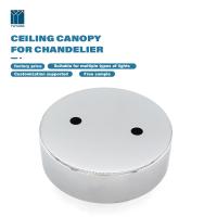 China Factory Direct Metal Ceiling Canopy for Chandeliers Light Custom Hole Sizes Ceiling Mount Plate for sale