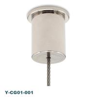 China Factory Brass Ceiling Suspension Cable Gripper Wire Hanging System Fixing Mount Lights Ceiling Attachment for sale