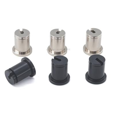 China Black / Polished Nickel Ceiling Attachment Adjustable Ceiling Fixing Inner Thread Cable Gripper For Suspension System for sale