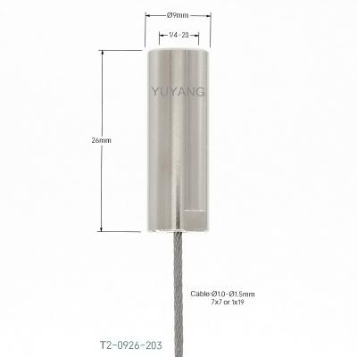 China Adjustable Wire Rope Suspended Ceiling Mounted Attachment Kit Cable Grippers for Panel LED Lights for sale