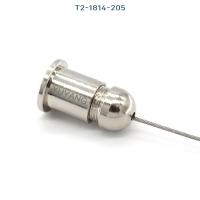 China Adjustable Brass Cable Clip Metal Wire Rope Suspended Ceiling Mounted Attachment for Lighting Nickel/Chrome/White/Black for sale