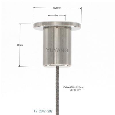China Factory Price Ceiling Wire Rope Clip Ceiling Attachment for  Lighting Suspension Accessories for sale