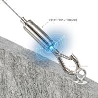 China Adjustable Acoustic Panel Hanging System With Cable Grippers 1.5mm Wire Rope for sale