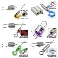 China 20x20mm Heavy Duty Cable Looping Gripper 3000N Break Load 1.5mm Wire Rope Clip HVAC Duct Suspension Hardware for sale