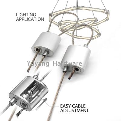 China Loop Maker Aluminum Two‑Way Large Cable Gripper For 2.0mm Wire Rope Sling for sale