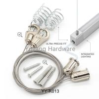 China Adjustable Acoustic Panel Hanging System With Cable Grippers 1.5mm Wire Rope for sale