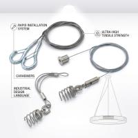 China Heavy Duty Acoustic Panel Hanging System With Cable Grippers 2mm Wire Rope for sale
