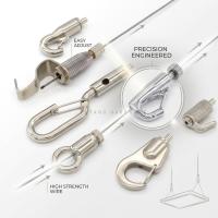 China Outdoor Event Marquee Tent Cable Display System Weather Resistant Banner Hanging Kit Stainless Steel Hardware for sale