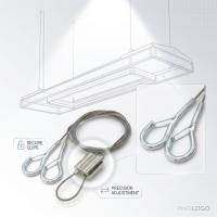 China Outdoor Signage Suspension Cable Gripper Kit 200kg 304 Stainless Steel Weatherproof Anti-Corrosion Hanging Set for sale