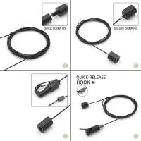 China Art Display Suspension Cable Gripper Kit 60kg Museum Grade Steel Adjustable Picture Gallery Hanging Set for sale