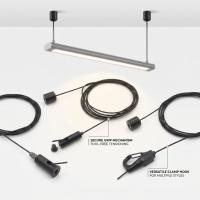 China Art Display Suspension Cable Gripper Kit 60kg Museum Grade Steel Adjustable Picture Gallery Hanging Set for sale