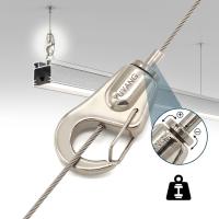 China Cable Tray Support Suspension Gripper Kit 160kg Galvanized Steel Heavy Duty Electrical Management Hanging Set for sale