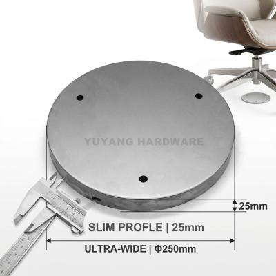 China Ceiling Canopy Base Multi Size DIY Kit 3 4 5 Holes Black White Gold Plate for Pendant Lights for sale