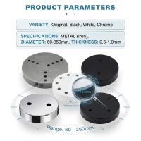 China Heavy Duty Ceiling Canopy Mounting Plate 58kg Load Iron Base Junction Box for Chandeliers for sale