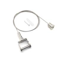 China Adjustable Brass Hook Cable Gripper for 1/16 Inch Wire Rope with Solid Brass Construction and Threaded Barrel Adjustment for sale