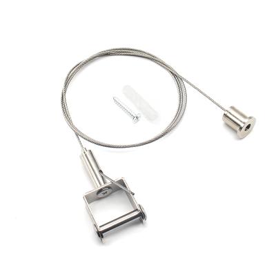 China Adjustable Brass Hook Cable Gripper for 1/16 Inch Wire Rope with Solid Brass Construction and Threaded Barrel Adjustment for sale