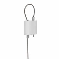 China Designer Cable Looping Gripper 1.0-1.5mm 15kg / 33lbs Brushed Stainless Steel Architectural Wire Rope Suspension Clamp Professional Looping Grippers for Cable Suspension Adjustable Hardware for sale