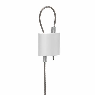 China Designer Cable Looping Gripper 1.0-1.5mm 15kg / 33lbs Brushed Stainless Steel Architectural Wire Rope Suspension Clamp Professional Looping Grippers for Cable Suspension Adjustable Hardware for sale