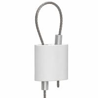 China Professional Lighting Looping Grippers Adjustable Cable Gripper Systems Cable Looping Gripper 1.0-1.5mm 30kg / 66lbs Polished Nickel Architectural Wire Rope Suspension Clamp for sale