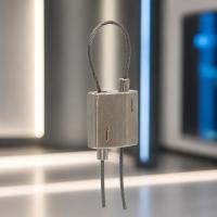 China Looping Gripper Manufacturer Customizable Wire Suspension Solutions Self-Locking Cable Looping Gripper 1.5-2.5mm 50kg / 110lbs Black Anodized High Security Wire Rope Clamp for sale