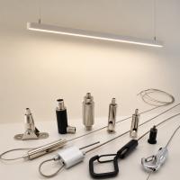China Self-Locking Hook Cable Gripper Tool-Free One-Click Quick Adjust Clamp for 0.8-5mm Wire Rope Suspension Lighting for sale