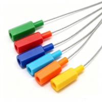 China Hot Selling Single Use Pull Tight Security Cable Seal 1.5mm/1.8mm Diameter Lead Seal Hexagonal Anti-Tamper Steel Wire Seal for sale