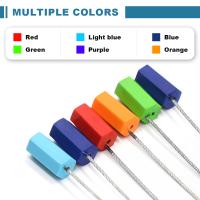China Metal Security Cable Seal Lock Adjustable Hexagonal Steel Wire Seal for Shipping Containers for sale