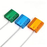 China SS-010 Container Cable Seal Wire Rope Aluminium Alloy One-Time Use 26x26mm High Durability Customizable Length Trailer Tanker for sale