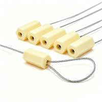 China Disposable Aluminum Alloy Steel Cable Security Seal ISO 17712 for Logistics Anti Theft for sale