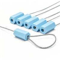 China Disposable Aluminum Alloy Steel Cable Security Seal ISO 17712 for Logistics Anti Theft for sale