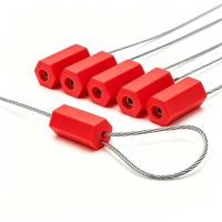 China Disposable Aluminum Alloy Steel Cable Security Seal ISO 17712 for Logistics Anti Theft for sale