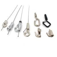 China Tool Free Quick Adjustable Suspension Cable Gripper Stainless Steel Push Pull Wire Lock for Ceiling Light Positioning for sale